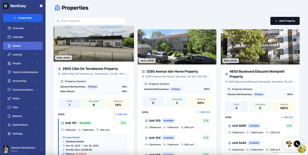 RentEasy - #1 Property Management Platform for Canadian Landlords